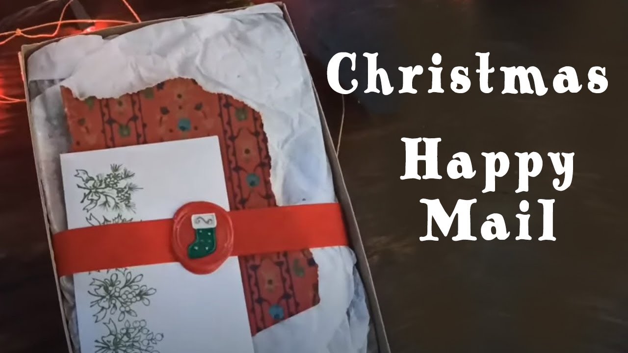 Christmas Happy Mail #happymailideas - YouTube