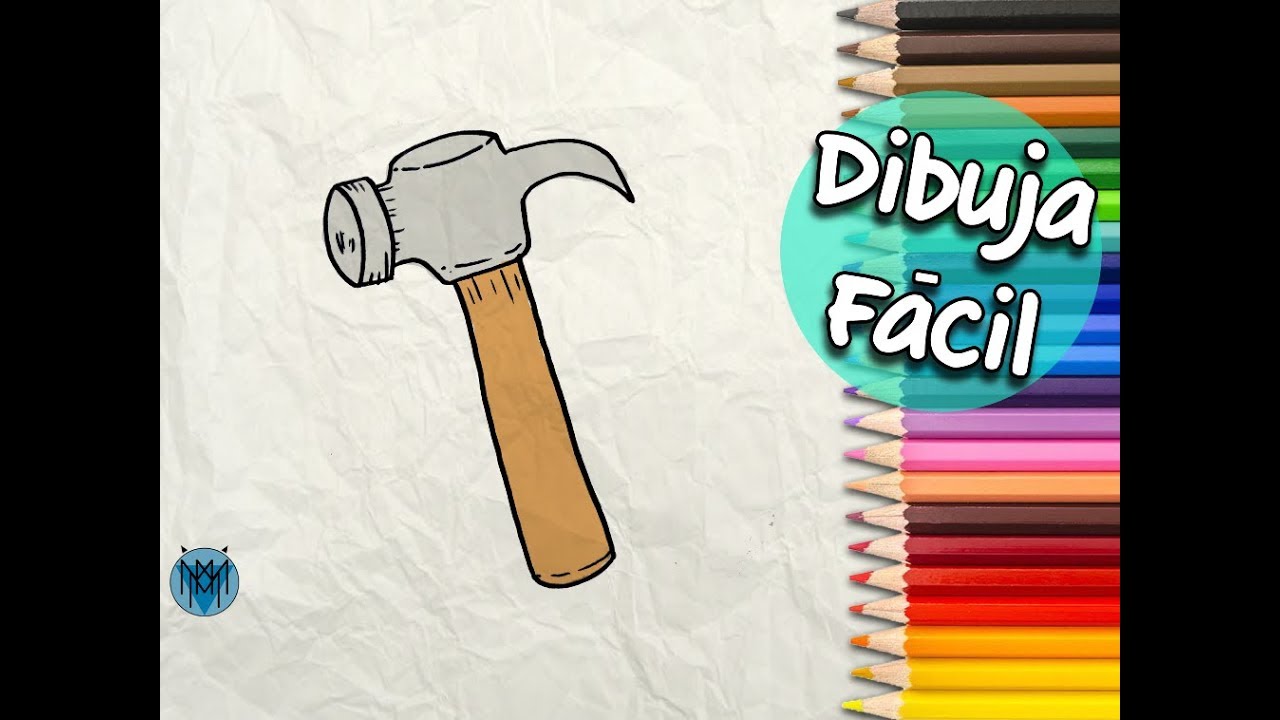 Cómo Dibujar un Martillo de Clavos Fácil 🏽 Dibujos para Dibujar - YouTube