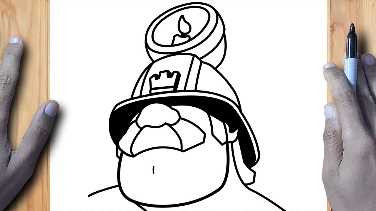 COMO DIBUJAR EL NUEVO CAMPEÓN GRAN MINERO PASO A PASO | CLASH ROYALE ...