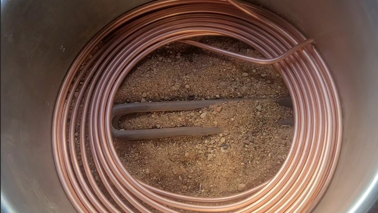 Copper Coil Water Heater Idea - Basic Setup - Copper Coil Inside Heat ...
