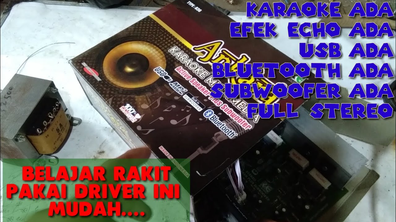Unboxing langsung tes driver power dan speaker aktif - YouTube