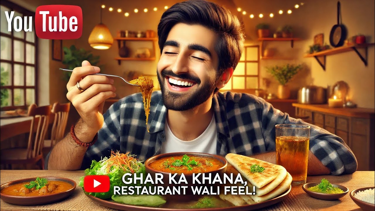 Ghar Ka Khana, Restaurant Wali Feel! - YouTube