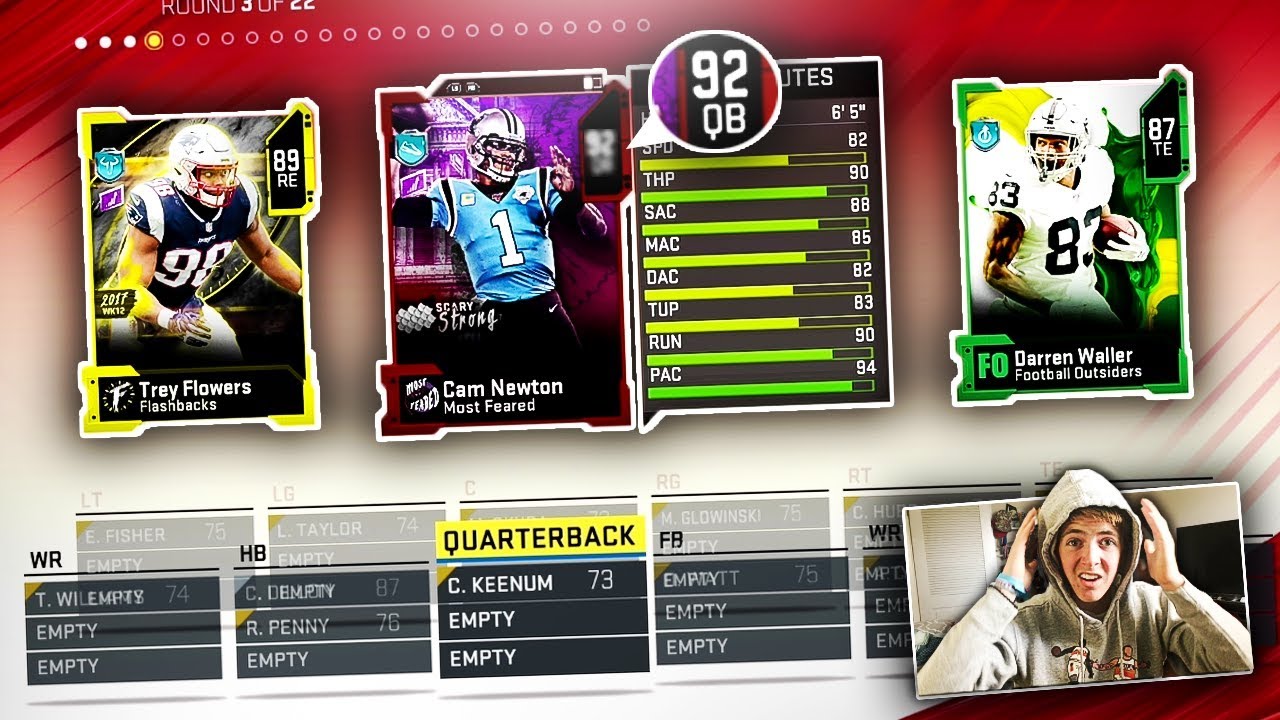 DRAFTING THE HIGHEST OVERALL PLAYERS! Madden 20 Draft Champions - YouTube