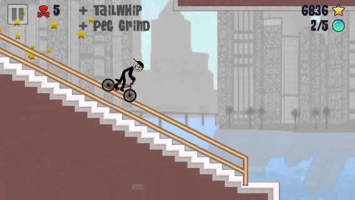 [Stickman BMX] Stick man band best run - YouTube