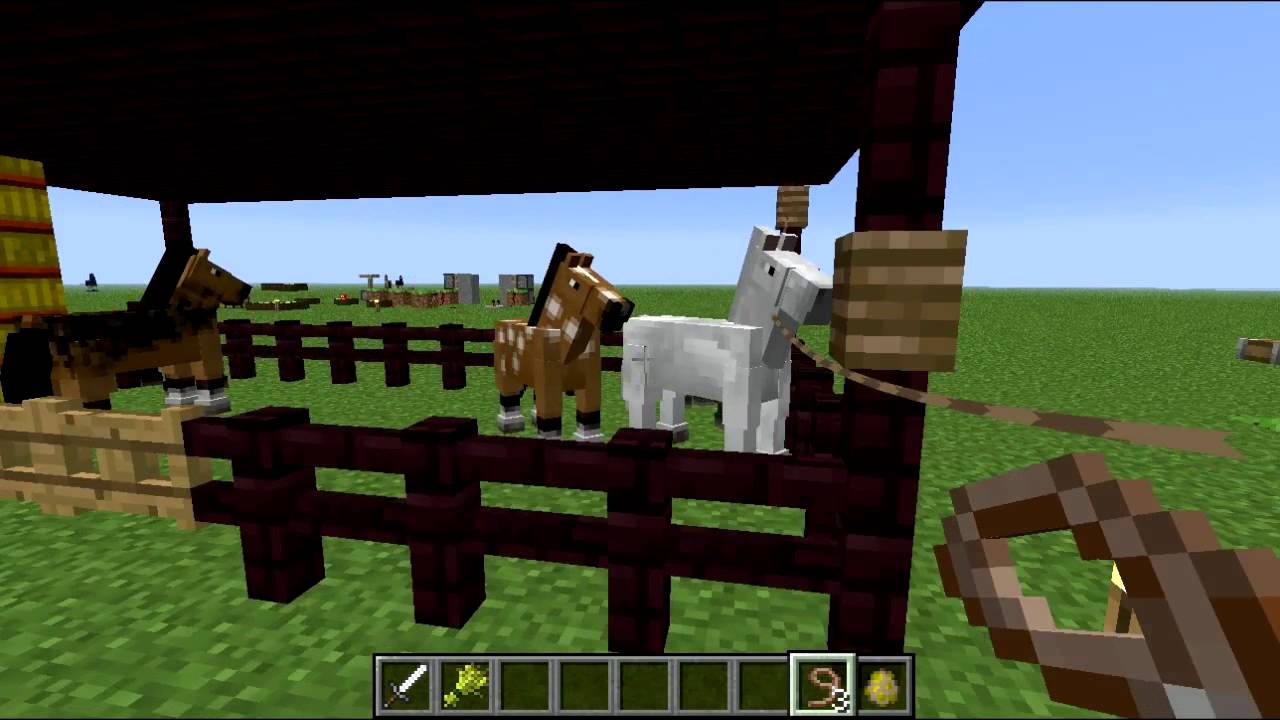 MINECRAFT: COMO DOMAR Y MONTAR CABALLOS (100%EXPLICADO) - YouTube