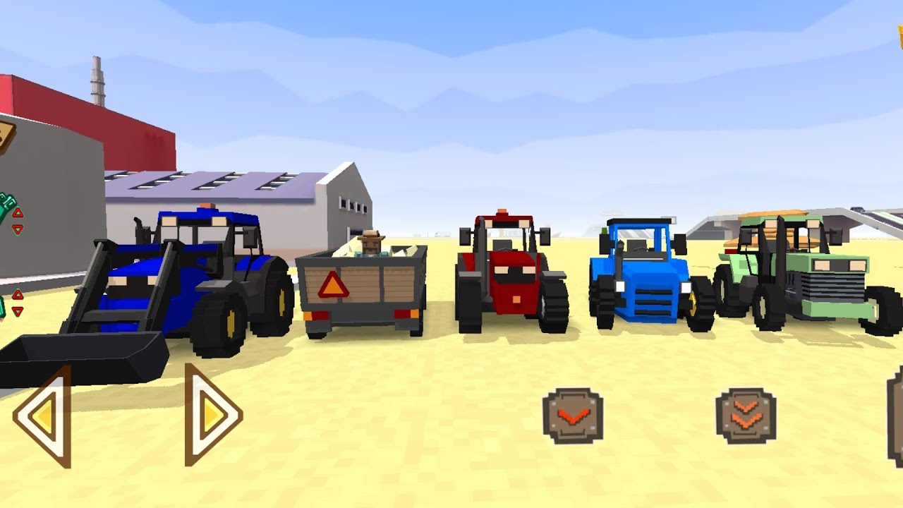 Tractor line up: discover the impostor - Blocky Farming and Racing ...