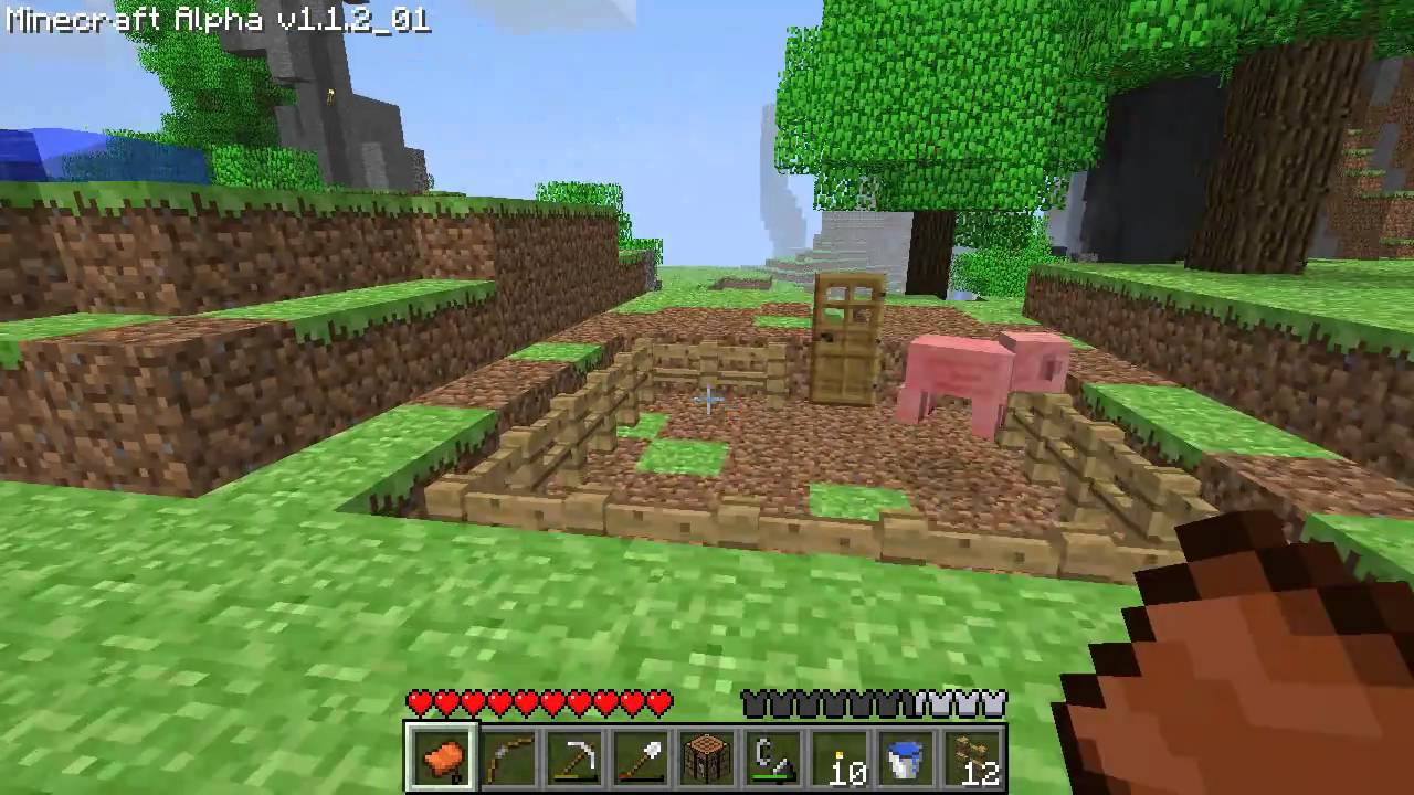 Minecraft How to Ride the Piggy - YouTube