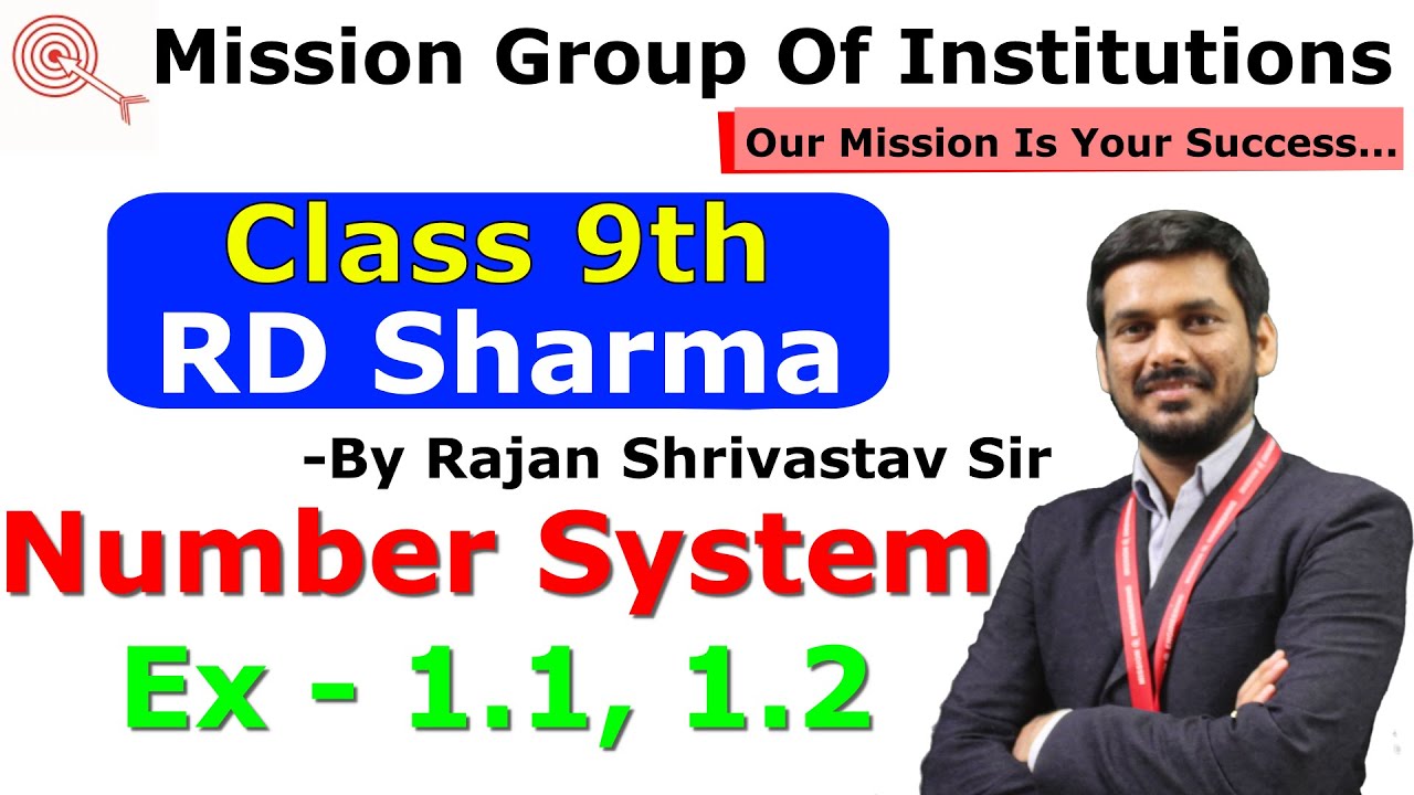 Number System | Rd Sharma Ex - 1.1,1.2 | Rajan Shrivastav Sir | - YouTube