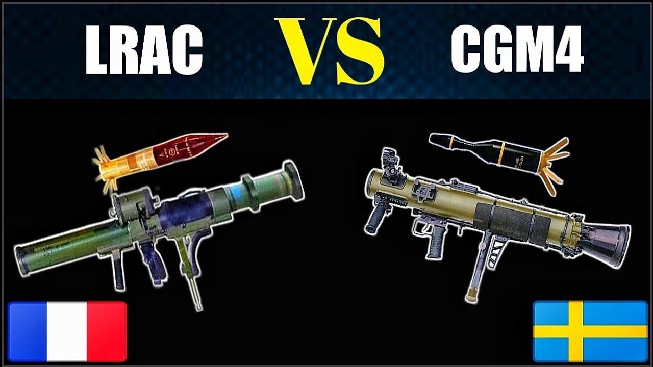 French LRAC F1 VS Swedish Carl Gustaf M4 Anti Tank Rocket Launcher ...
