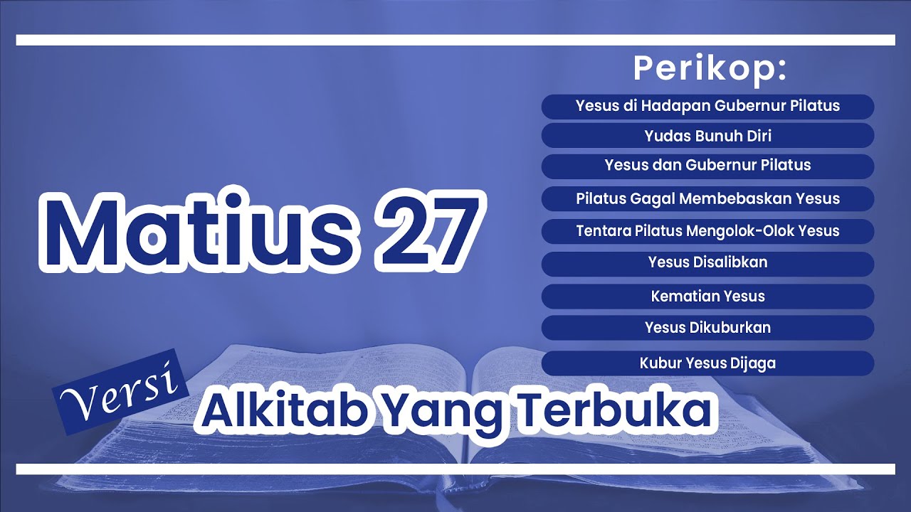Matius 27 (AYT) - YouTube