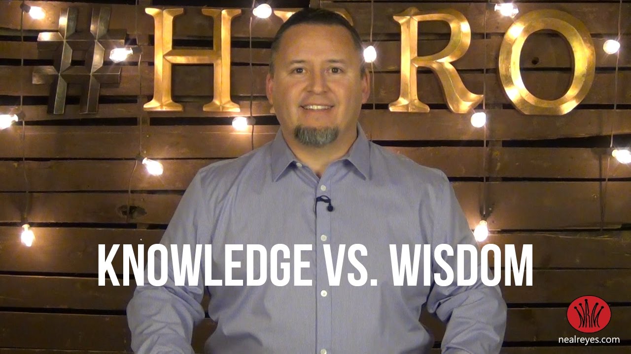 Knowledge vs. Wisdom - YouTube