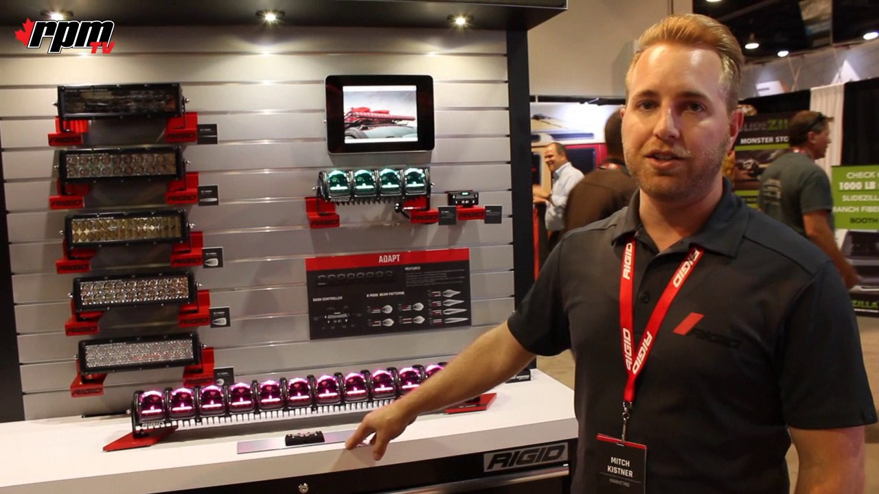 RPM TV - SEMA 2016 - Rigid Inustries Adapt - YouTube
