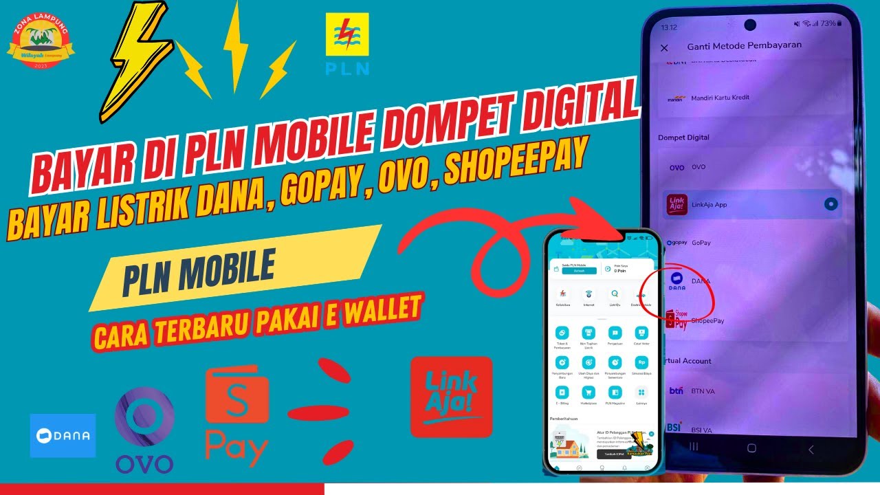 Cara Bayar Listrik di PLN Mobile Lewat Dana, Ovo, Shopeepay, Linkaja ...