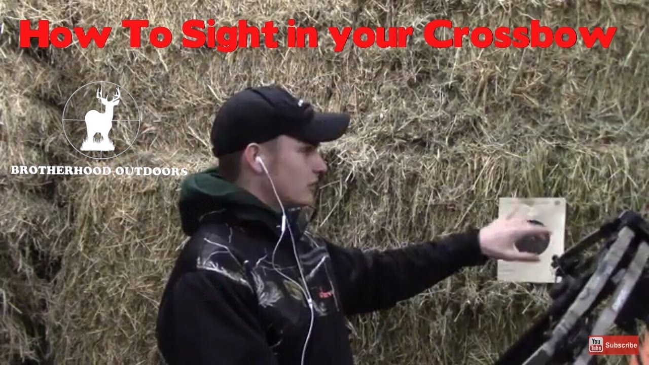 How To Sight In Your CenterPoint Sniper 370 Crossbow For Best Accuracy ...