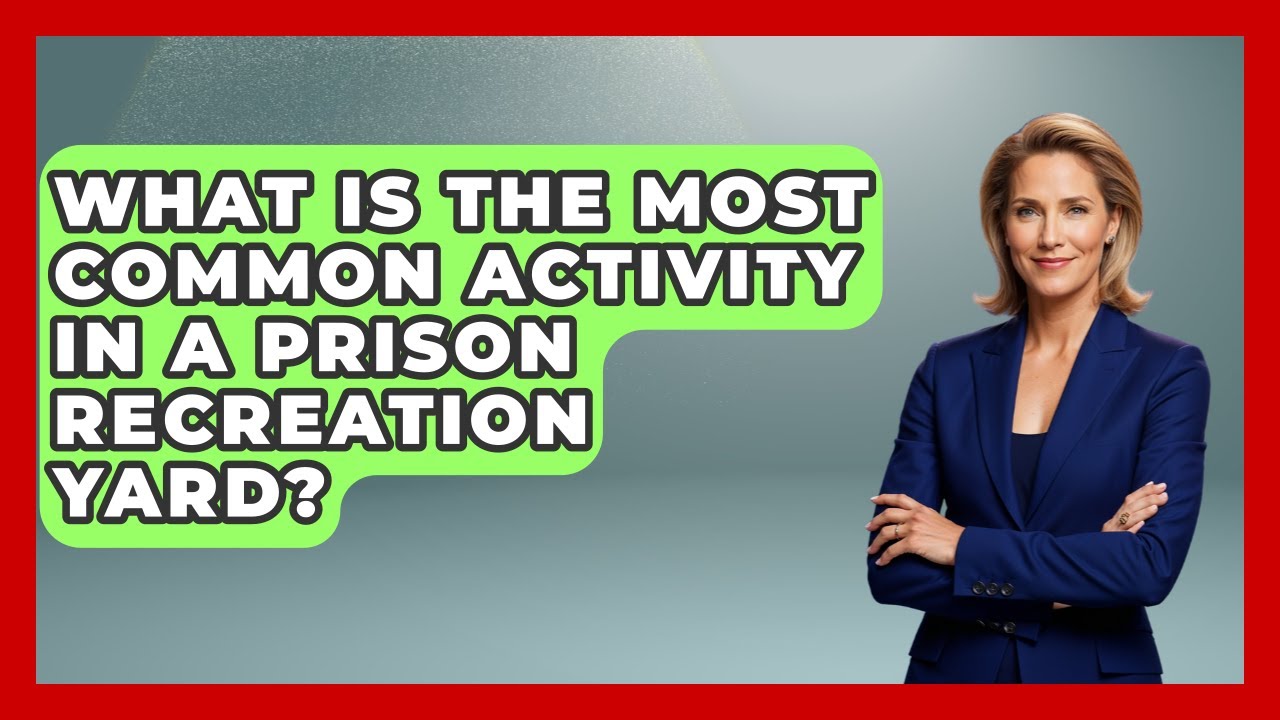 What Is The Most Common Activity In A Prison Recreation Yard? - Jail ...