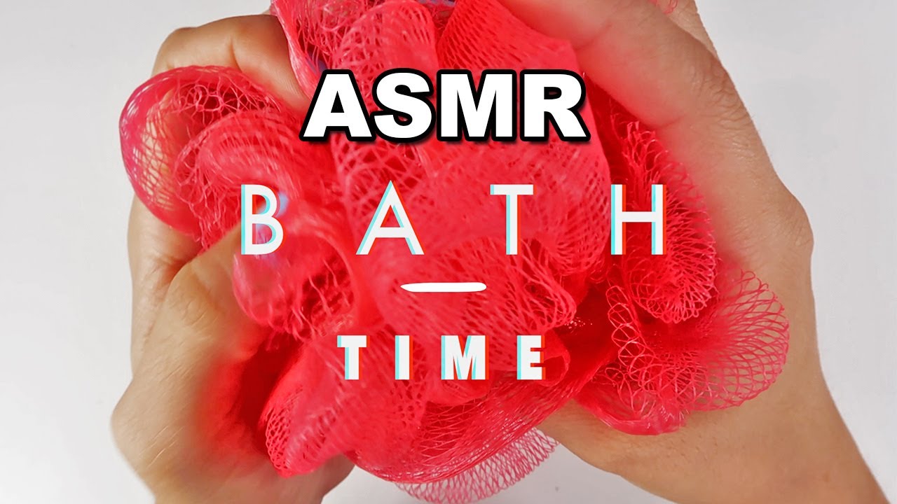 ASMR Bath time! Hand wash, Sponge, water, body lotion! ASMR Feelings ...