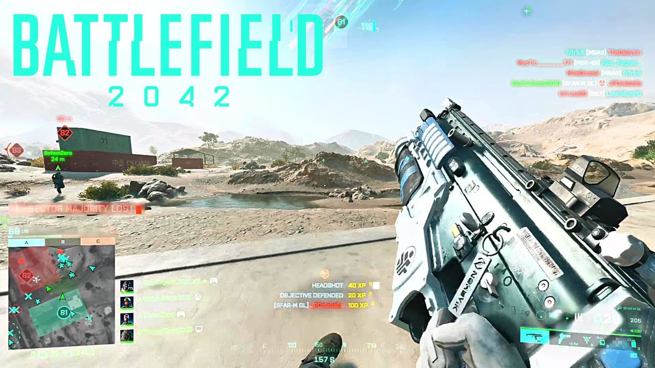 Battlefield 2042 SFAR-M GL Gameplay in Arica Harbor - YouTube