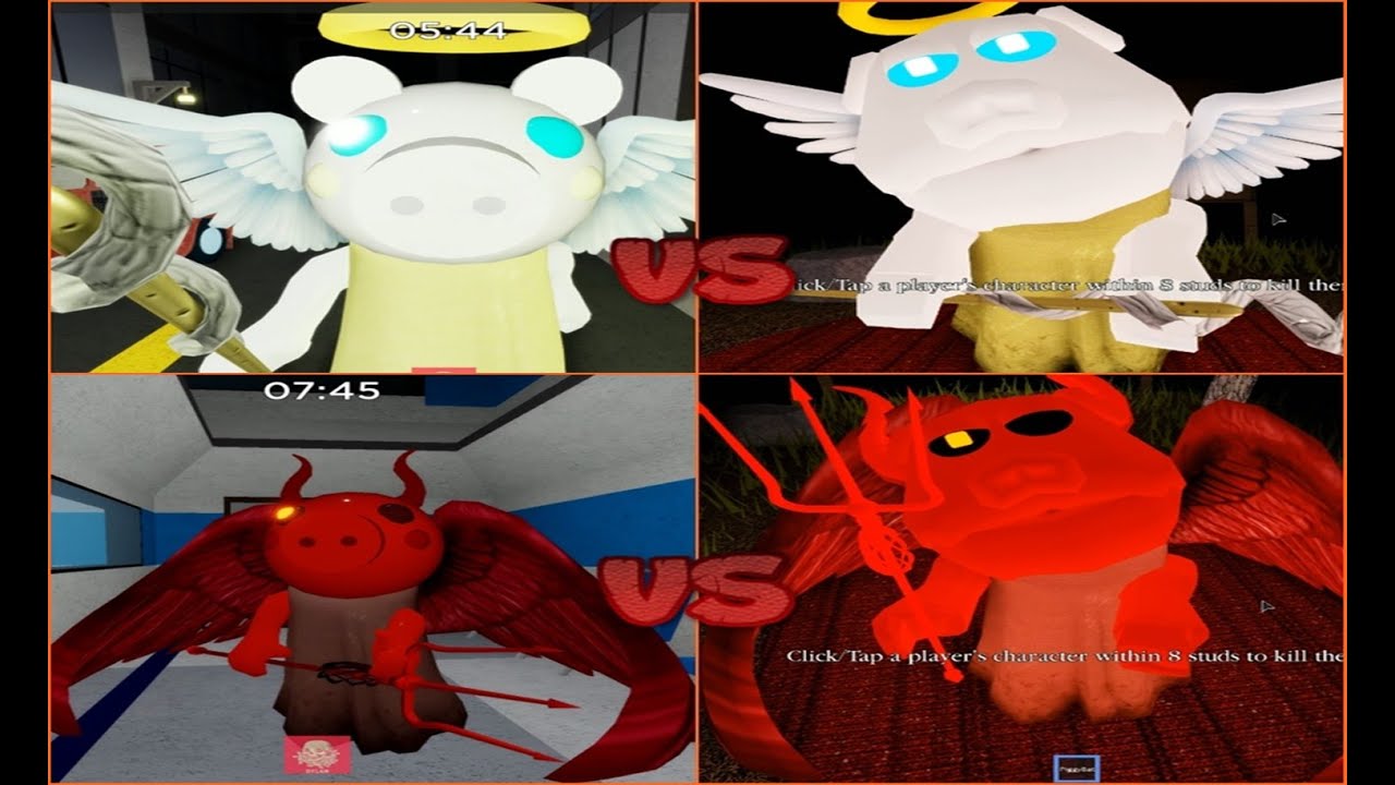 PIGGY ANGEL DEVIL VS ANGEL DEVIL GURTY ROBLOX - YouTube