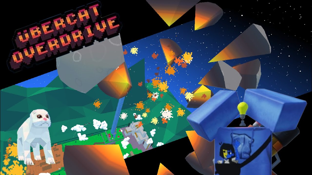 Very Powerful Cat Goes Through The Moon!?1? | Ubercat Overdrive - YouTube