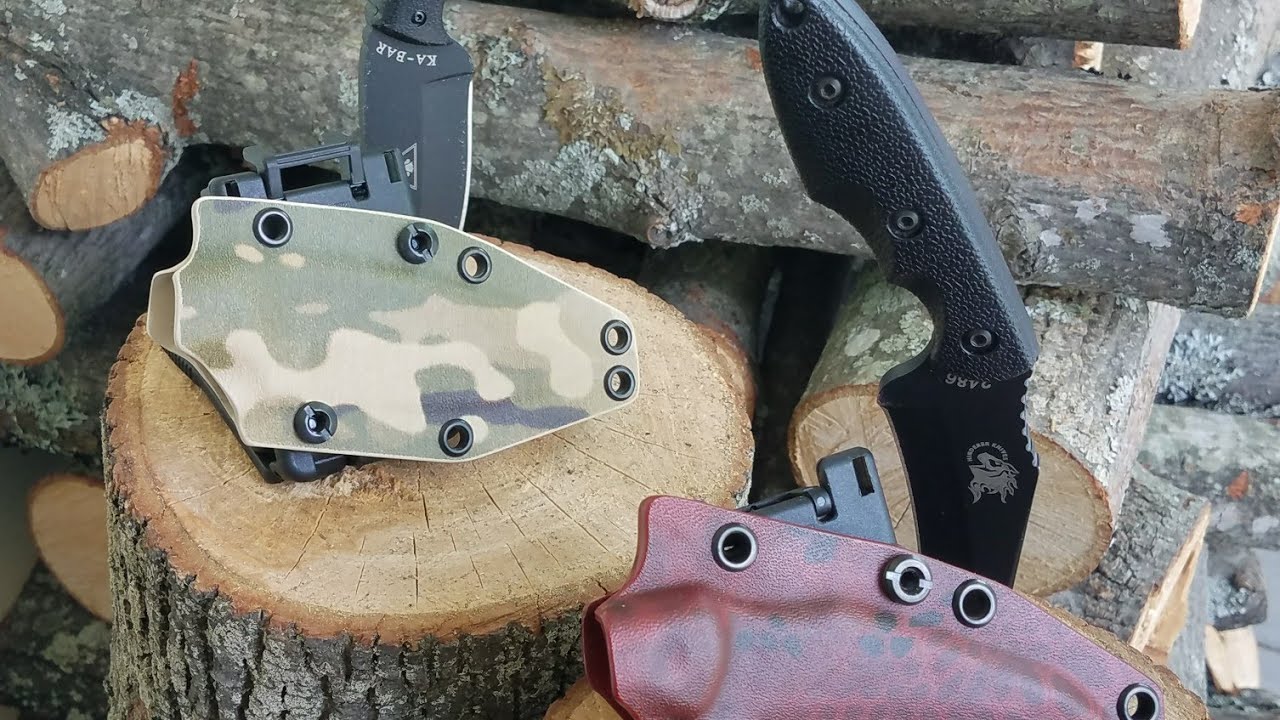 Ka-Bar TDI Knives and Custom Kydex Sheaths - YouTube