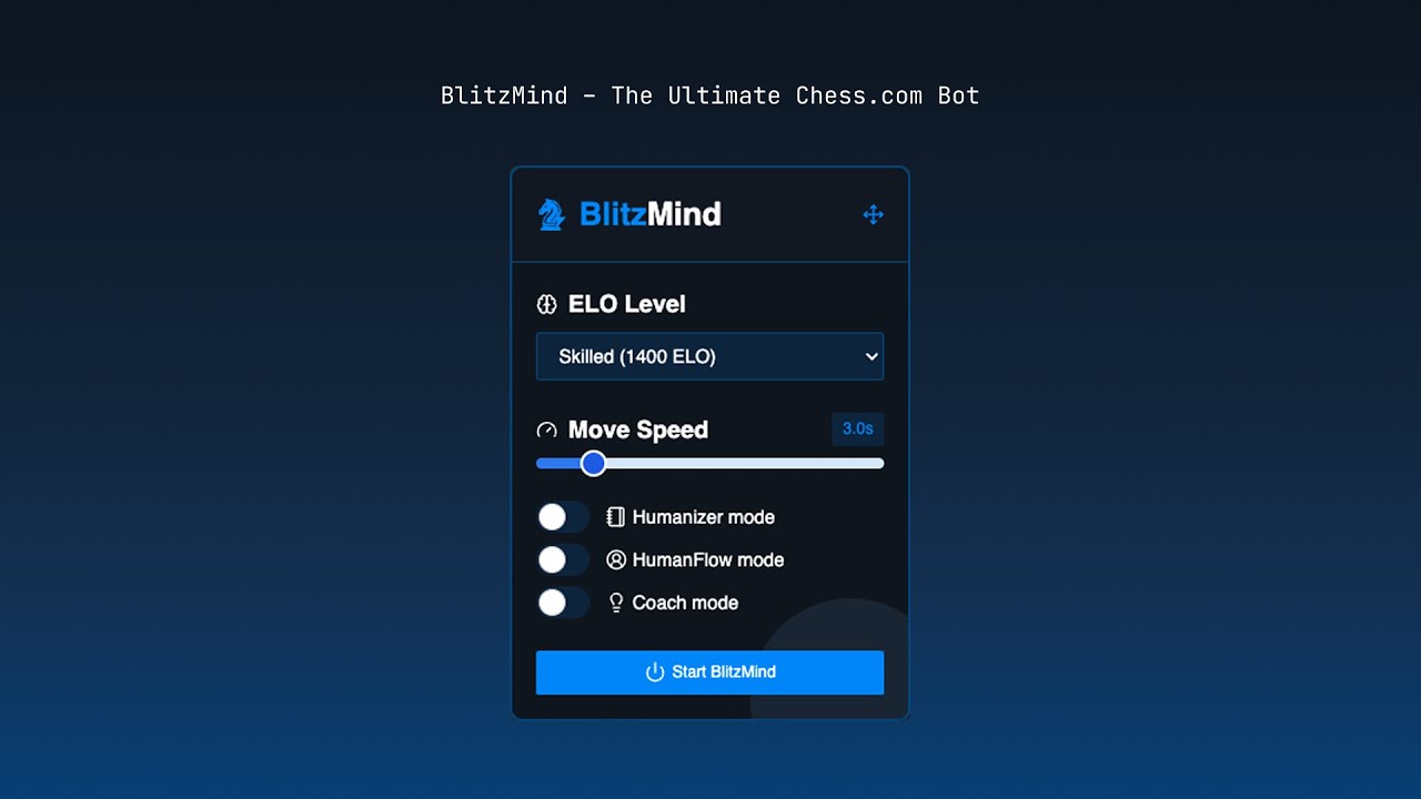 BlitzMind – The Ultimate Chess.com Bot for Smarter, Human-like Play ...