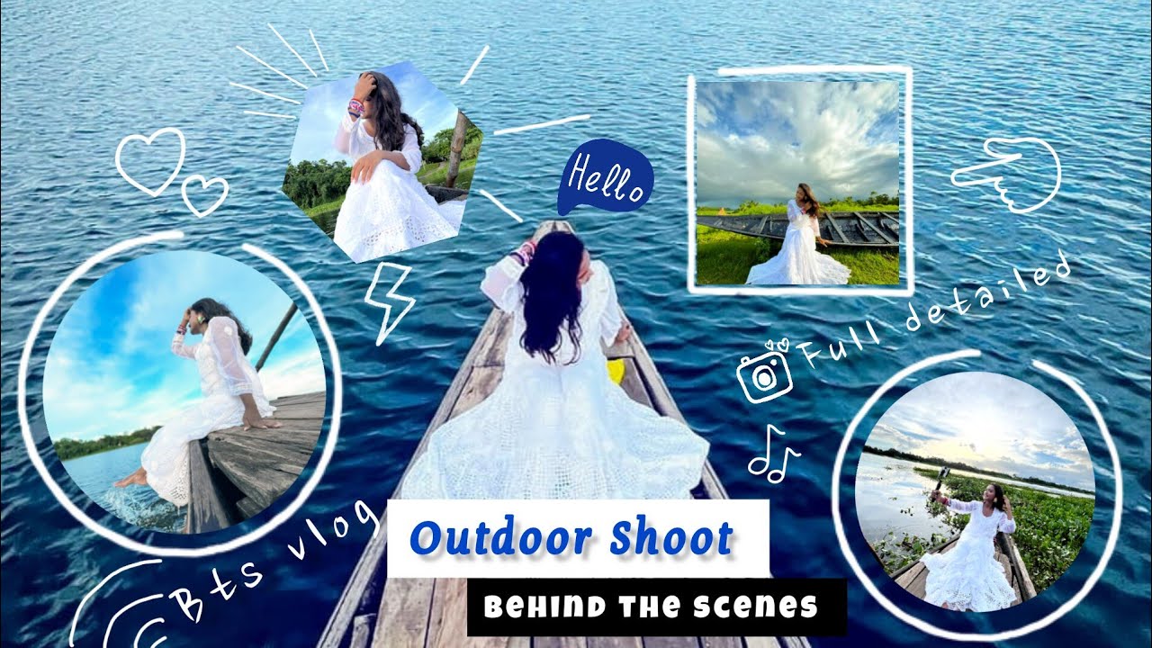 Outdoor Shoot || Behind the scenes || Detailed BTS vlog.... - YouTube