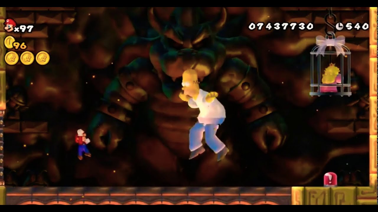 Mario vs Homer - YouTube