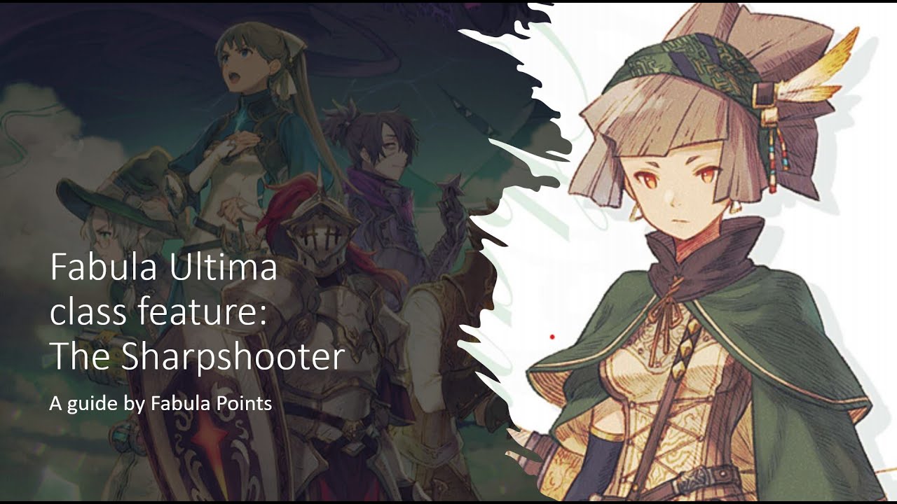 Fabula Ultima class feature - The Sharpshooter - YouTube