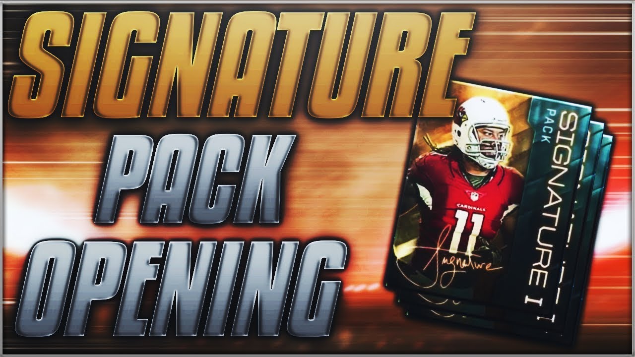 CRAZY SIGNATURE PACK OPENING! 89 OVR PULL! (MM18) - YouTube