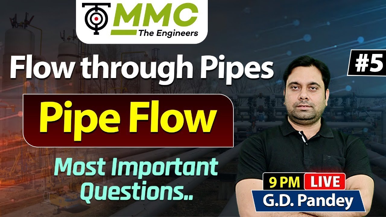 Fluid Mechanics Flow Through pipes | Pipe flow | Most Important ...