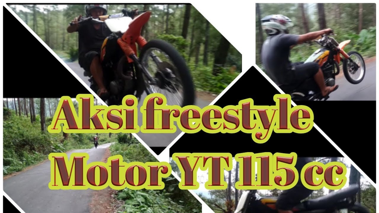 AKSI MOTOR YT 115 cc FREESTYLE - YouTube