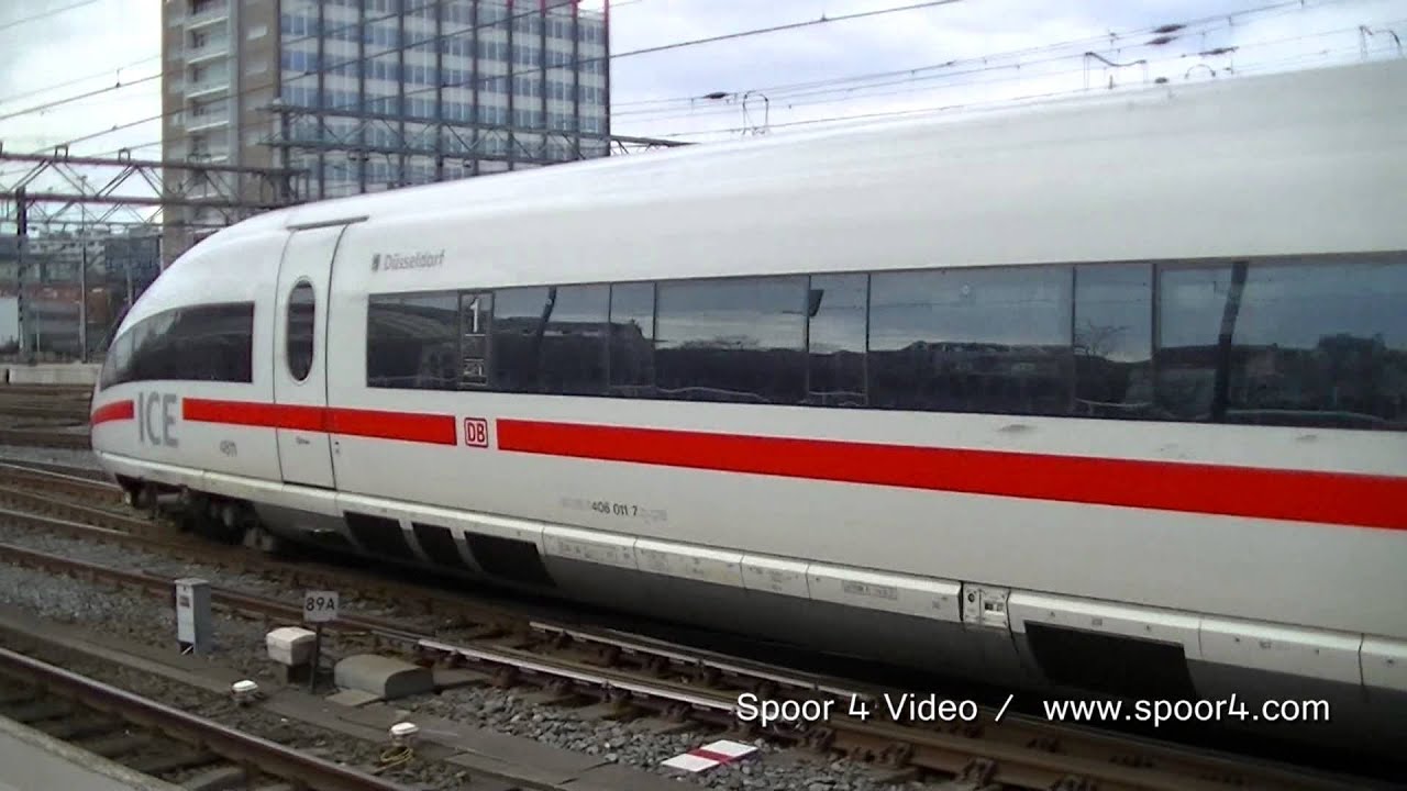 Aankomst ICE 4611 in Station Amsterdam CS - YouTube