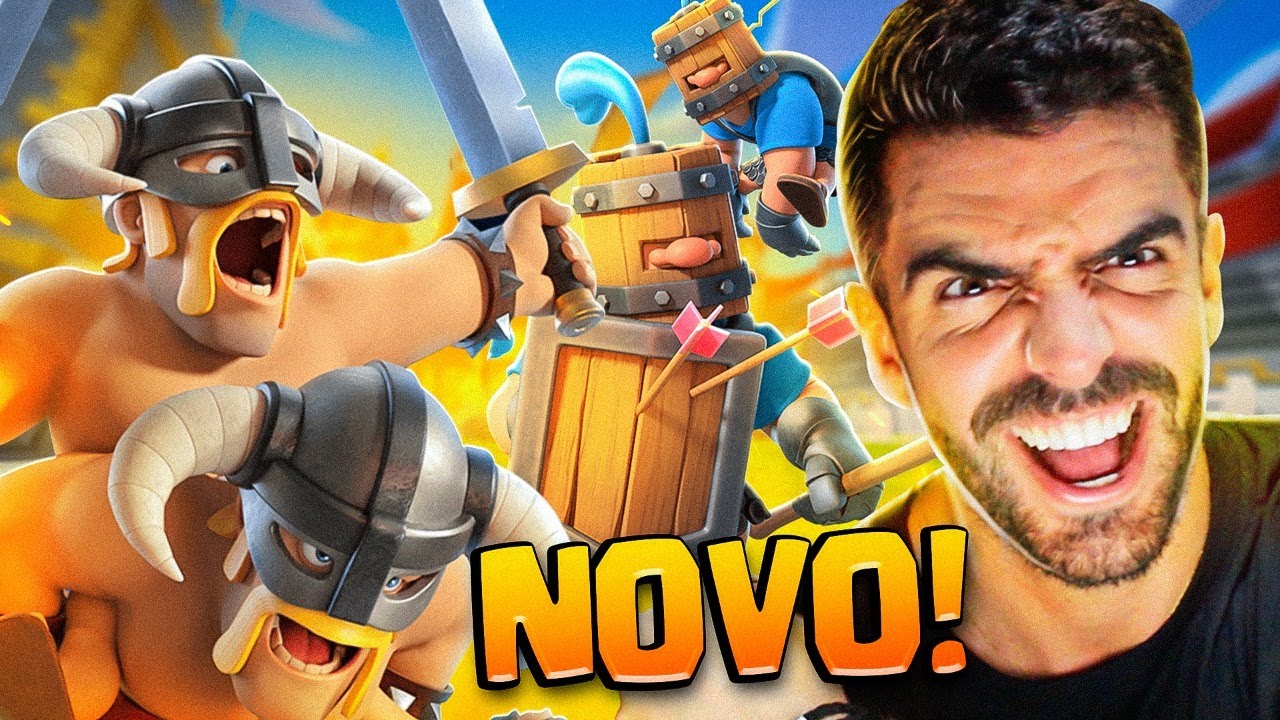 NUNCA PARE DE ATACAR COM ESSE DECK DE BARBAROS DE ELITE COM RECRUTAR ...
