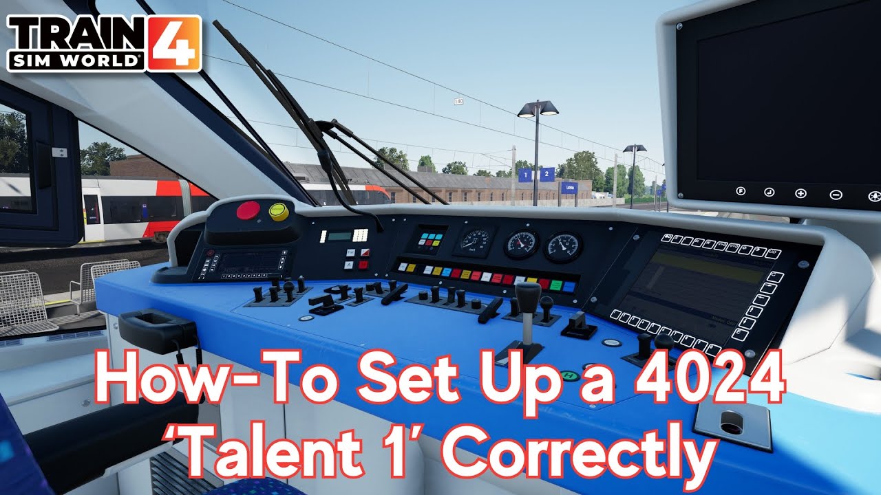 How To Set Up a ÖBB 4024 'Talent 1' Correctly - Train Sim World 4 - YouTube