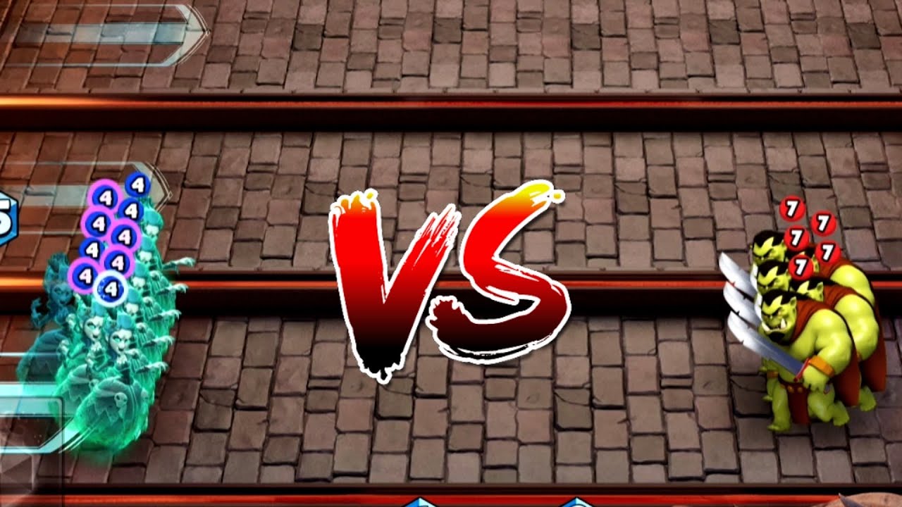 Castle Crush Game Wraith Vs Orc Warrior Gameplay - The Warrior - YouTube