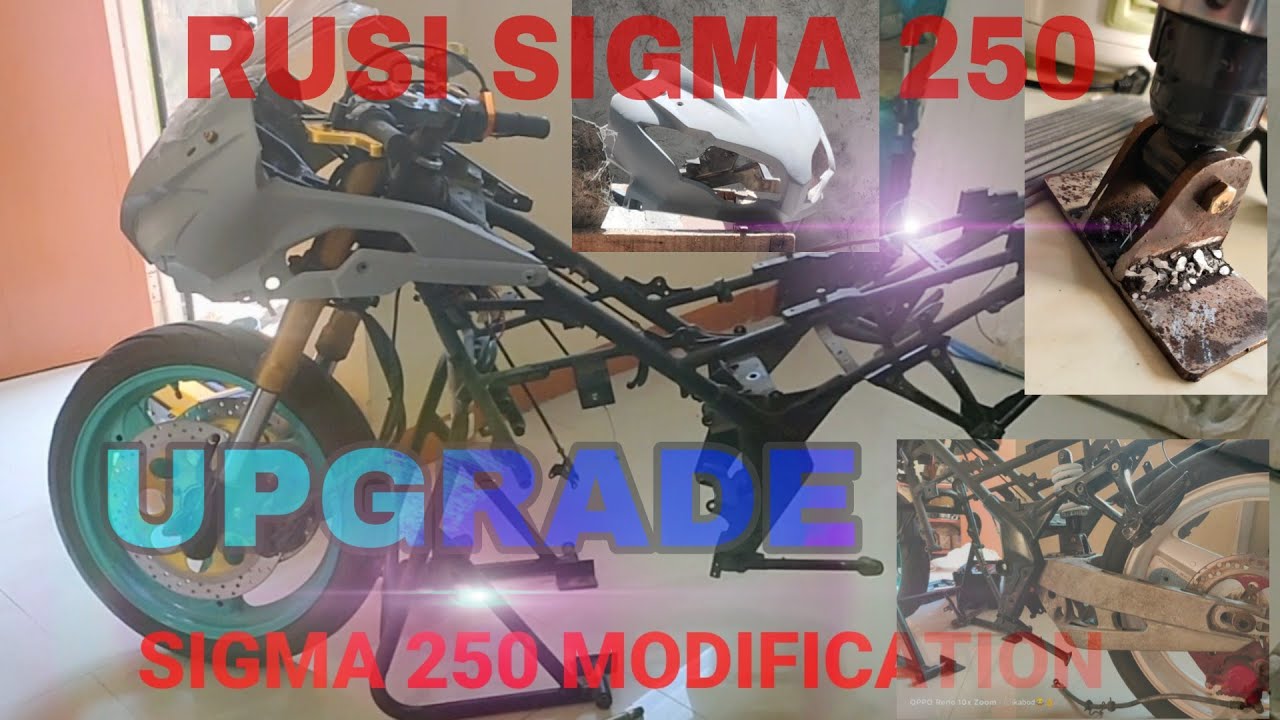 RUSI SIGMA 250 MODIFICATION PART 1 #RT250 #loncin250 #loncin # ...
