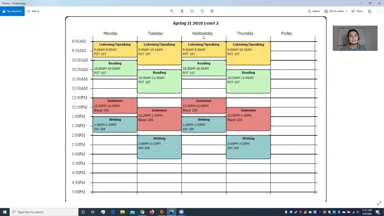 Reading a Schedule - YouTube
