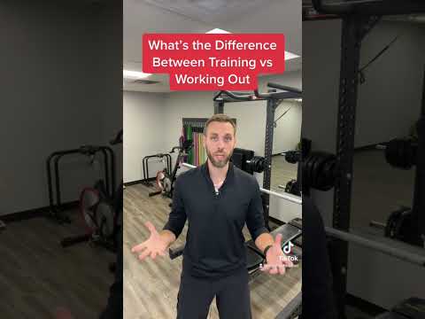 The difference between Training and Working Out - YouTube