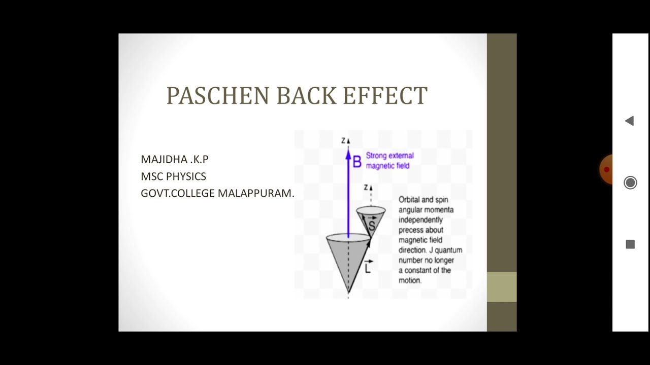 8.Paschen Back effect - YouTube