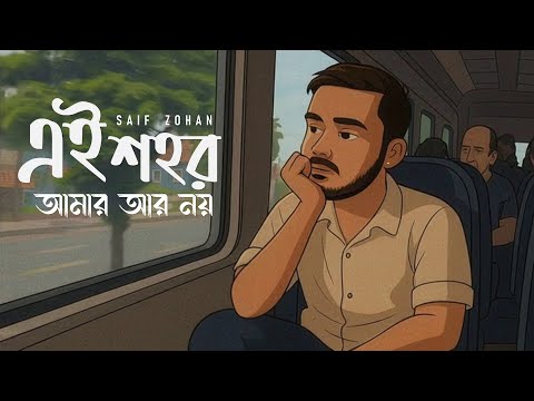 এই শহর আমার আর নয় | Ei Shohor Amar Ar Noy | Saif Zohan | Lyrical Video | Bangla New Song 2025