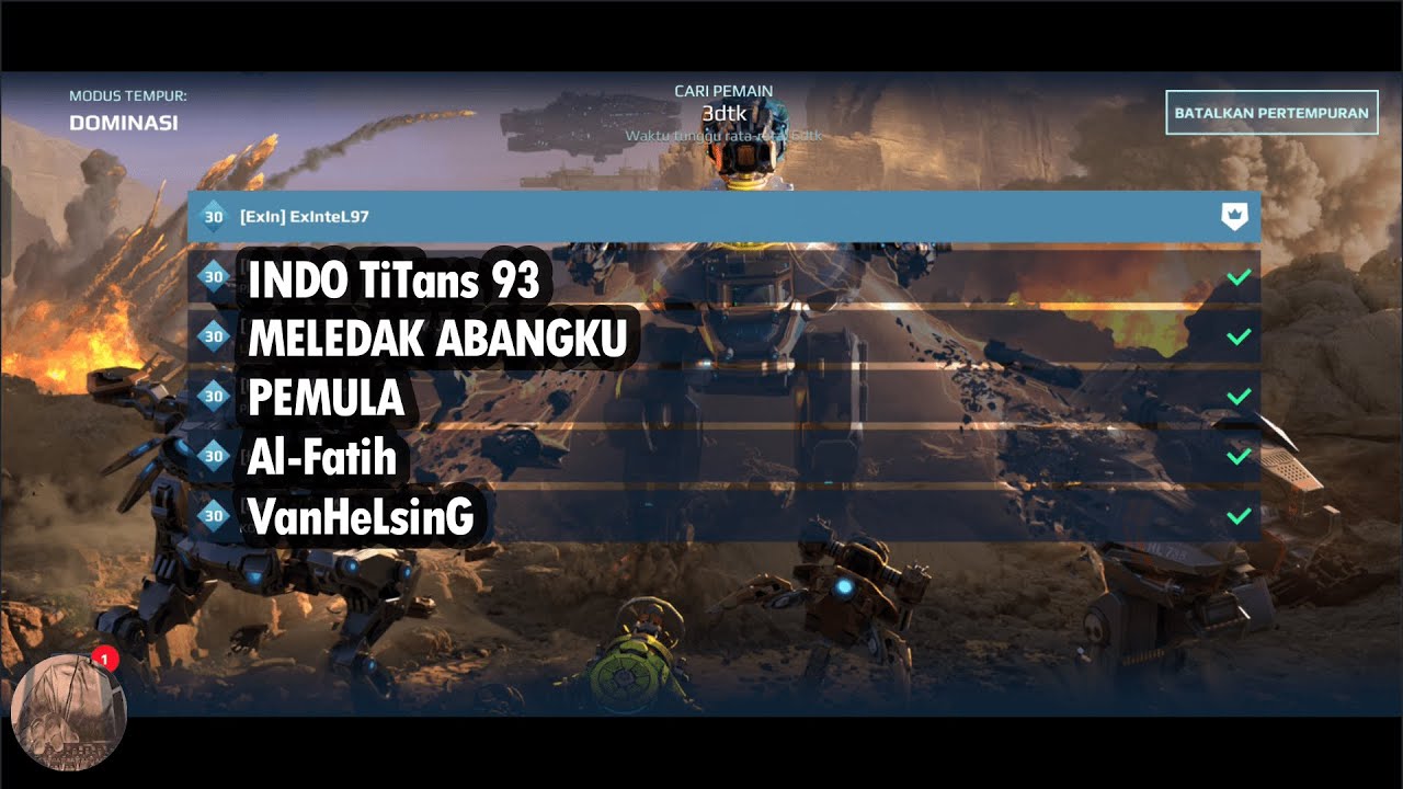 [WR] seru abis pertama kali epic comeback bareng tim | war robots indonesia - YouTube