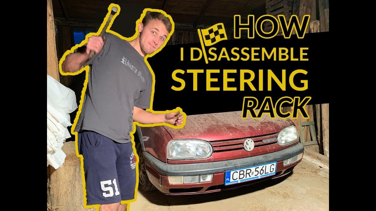 1993 Volkswagen Golf mk3 GTI 16v steering rack disassembly - YouTube
