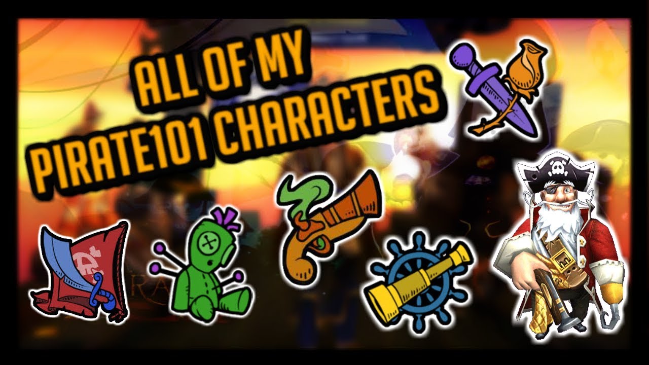 Pirate101: All Of My Pirate101 Characters + (Gear and Stats) - YouTube