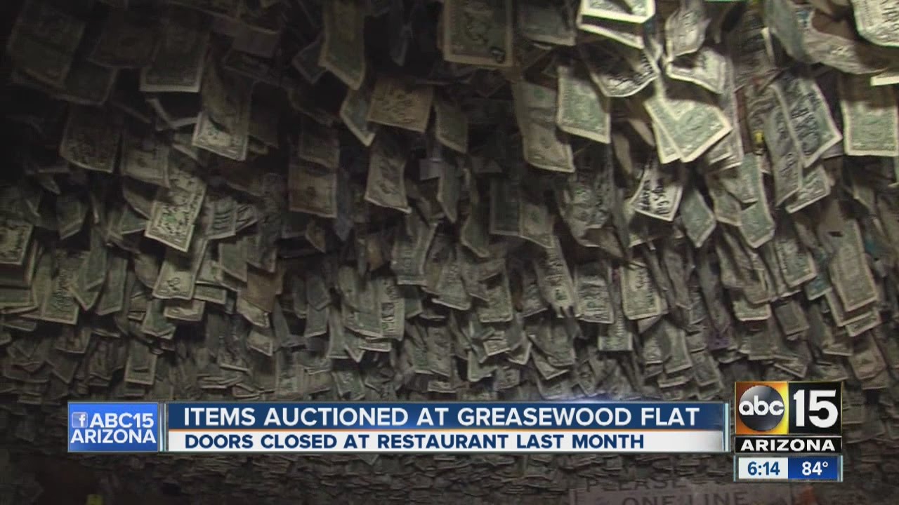 Items auctioned at Greasewood flat - YouTube