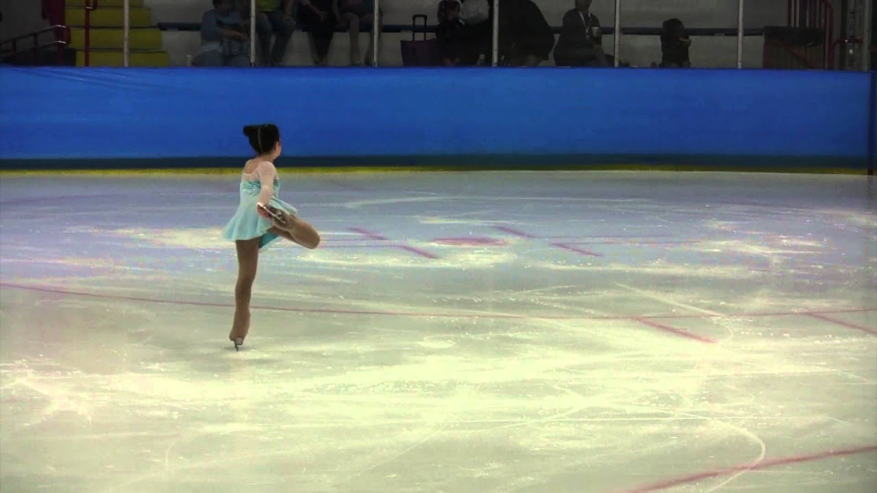 Kendall Ice Arena Basic Skills 2014 Lexi Popkin - YouTube