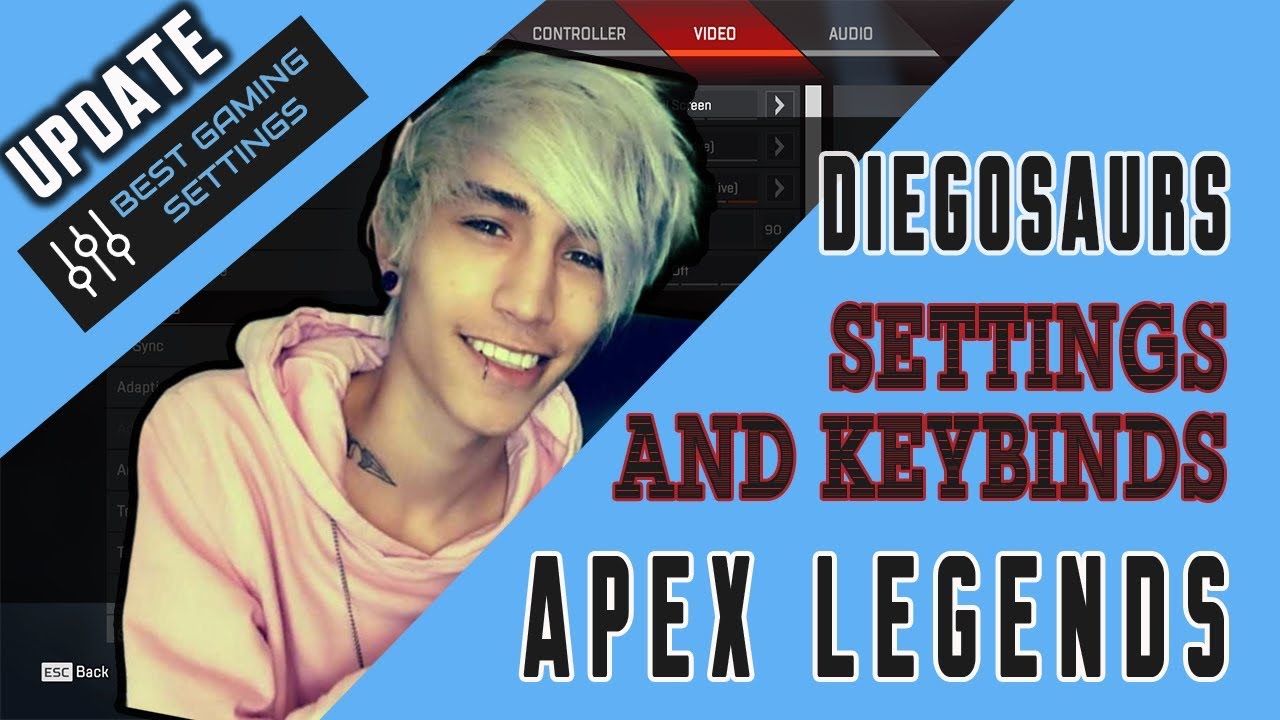 DIEGOSAURS APEX LEGENDS SETTINGS AND KEYBINDS ( UPDATED 2019 ) - YouTube
