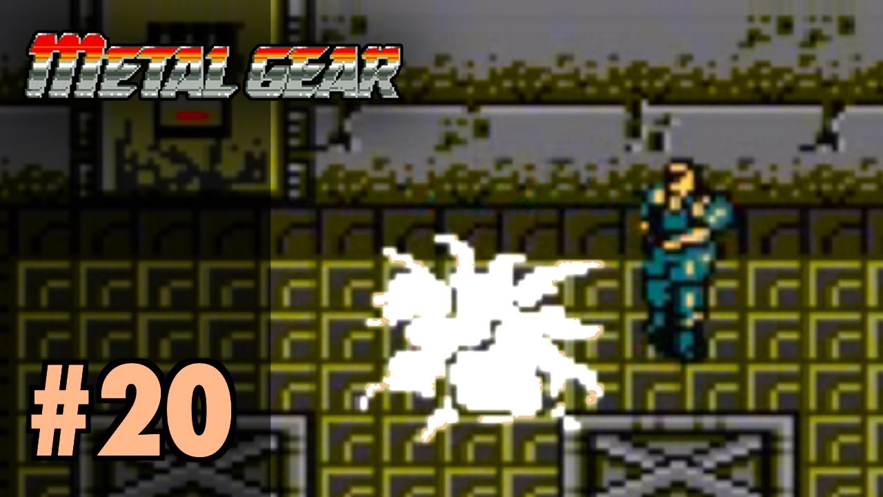 Metal Gear (1987) | MSX2 | Part 20: Big Boss & Ending | Final Boss ...