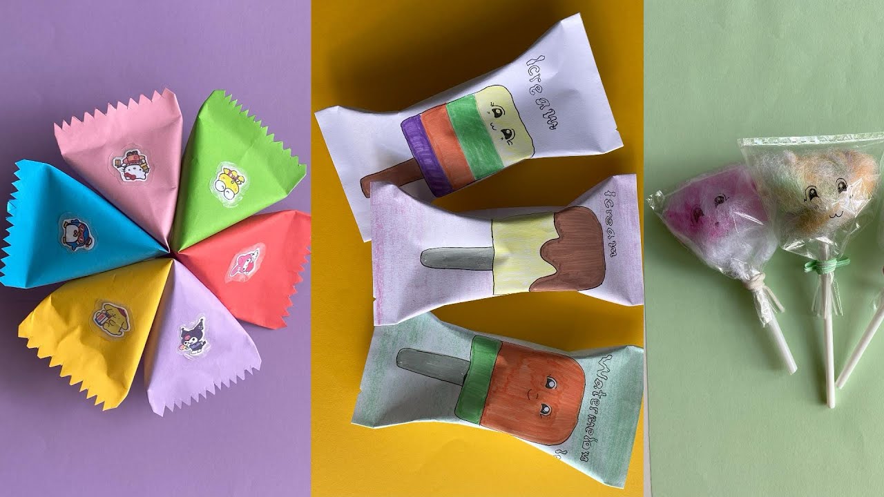 how to make paper toys/ paper craft/ diy cute/ diy easy/ handmade/ cute ...