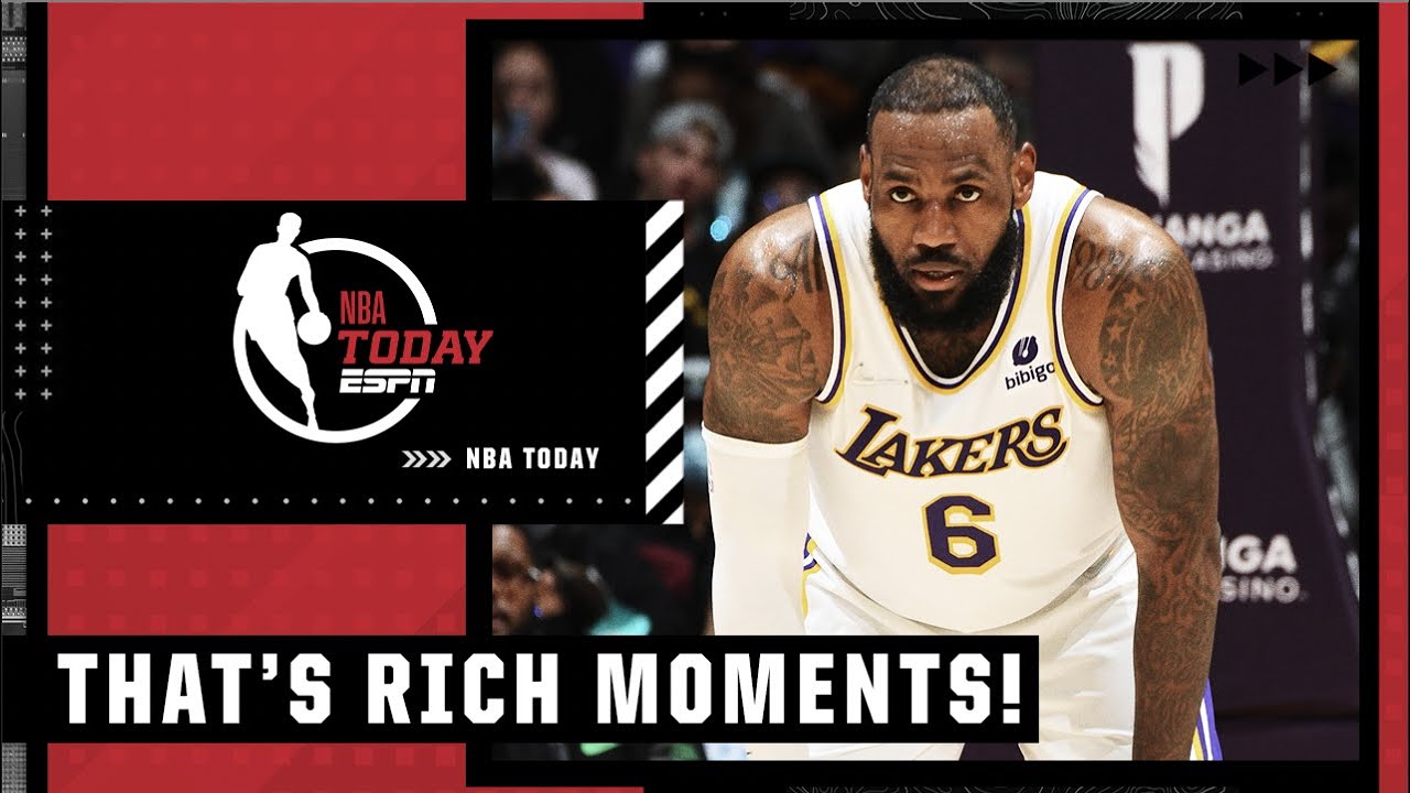 THAT’S RICH! LeBron James & Russell Westbrook NOT SO fast break | NBA ...