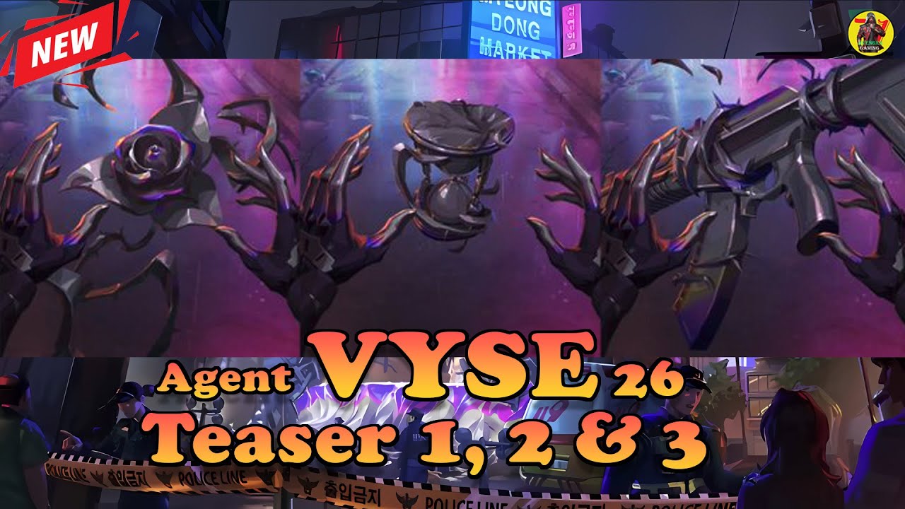 VALORANT Agent VYSE All Teaser | VALORANT Update | @AvengerGaming71 ...